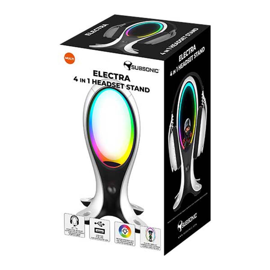 Electra LED Gamer Headset Stand 4 in 1 | Subsonic
