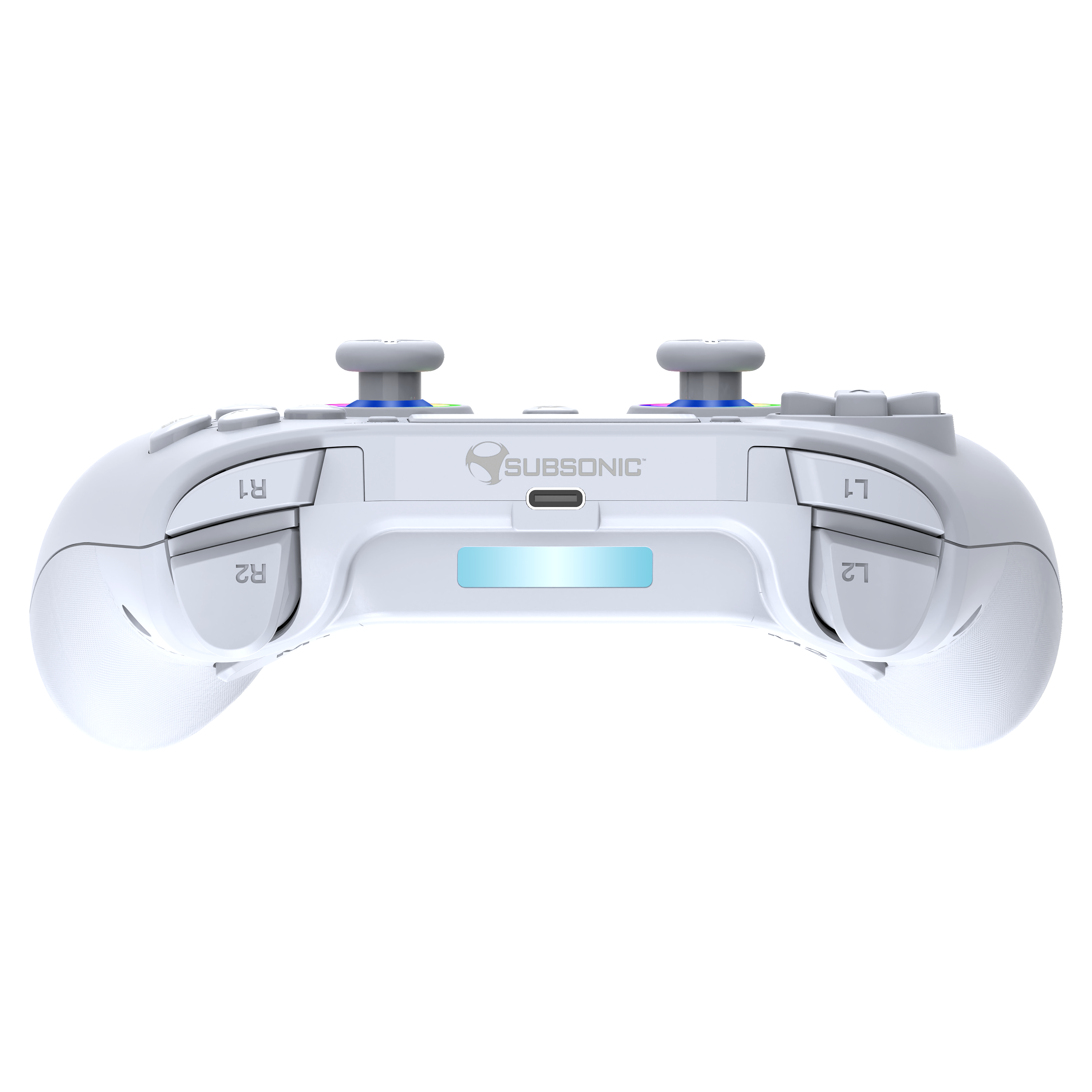 Manette PS5 sans fil LED - Blanche | Subsonic