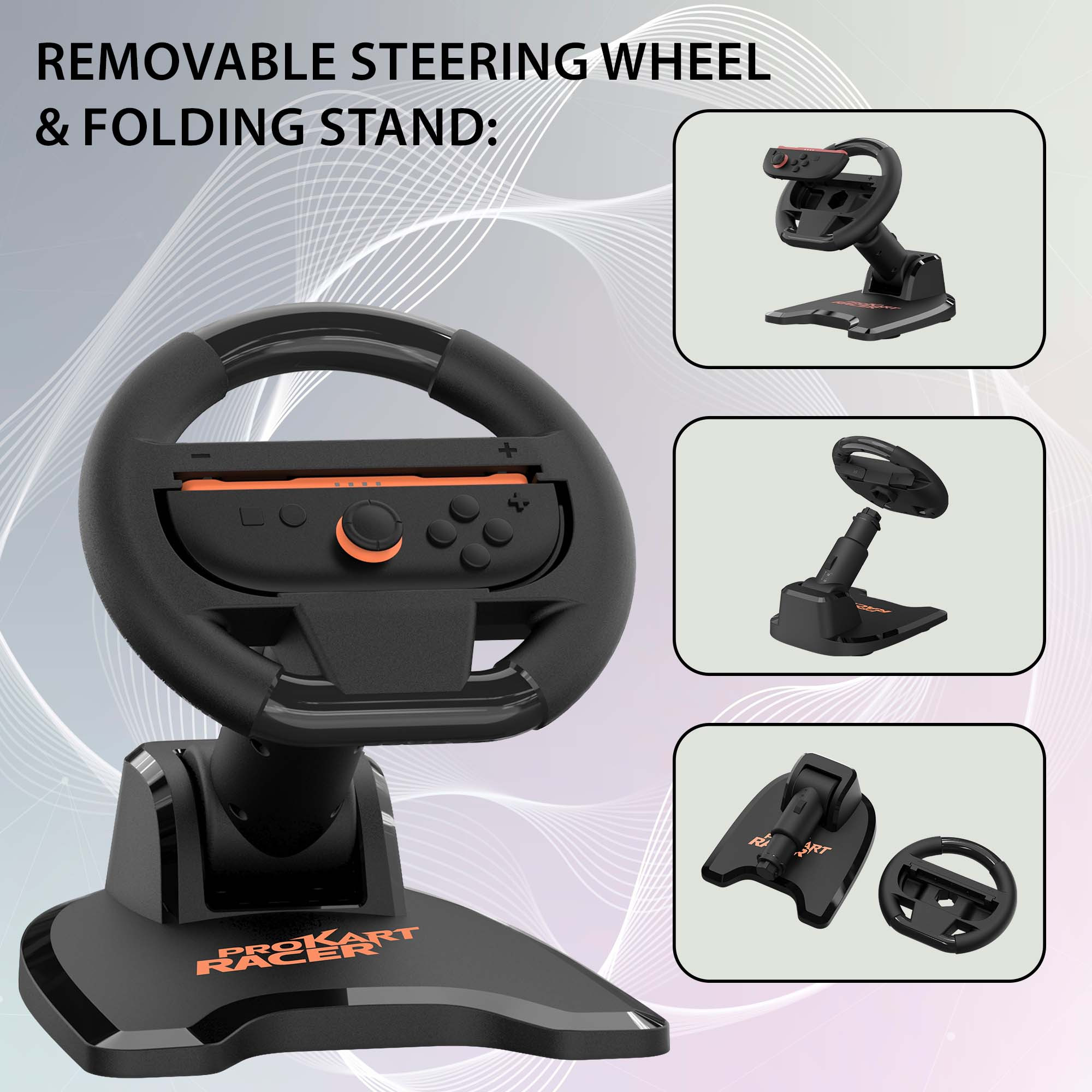 Faltbares Lenkrad für Nintendo Switch 2 & Switch | Subsonic